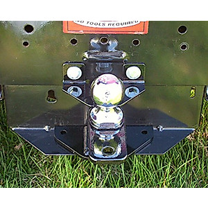 P&M Fabrication Universal Lawn Garden Tractor Hitch with Support Brace Kit Included