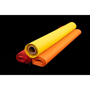 Phifertex Vinyl Mesh Patio Chair Replacement Fabric - Outdoor Fabric by The Yard - Black Vinyl Material, 2 Yards - Outdoor Furniture Repair - Lawn, Sling Chair - Art & Crafts Mesh