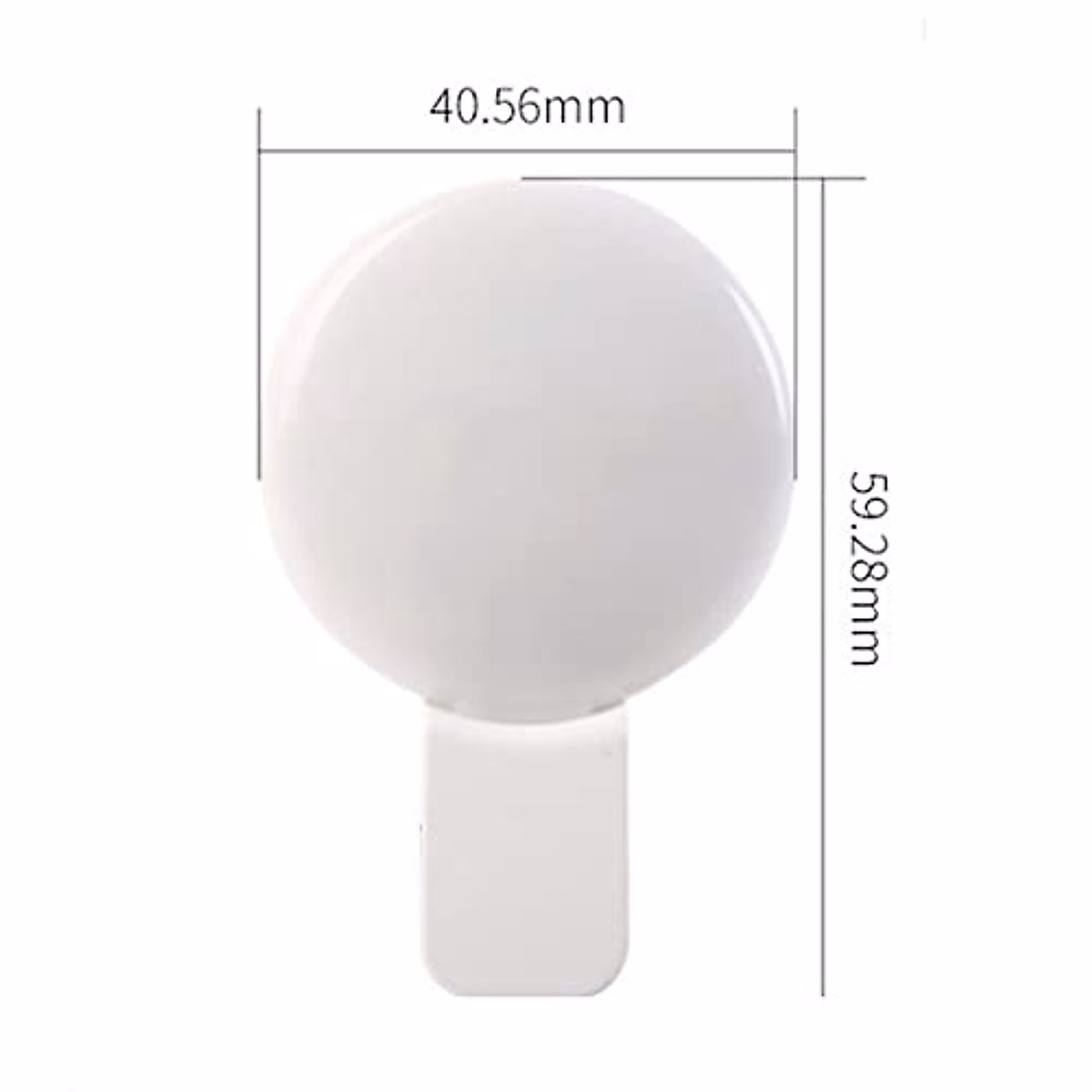 Zxsdjksd Mobile Phone Fill Flash Lens Light Lamp Clip Three Stop Dimming Mini Durable Practical 10 LED Selfie Ring Beauty,Pink