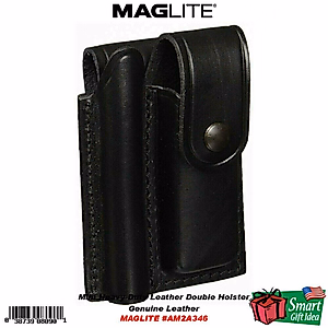 MagLite AM2A346KMaglite Mini Maglite/Pocket Knife Leather Holster, Black