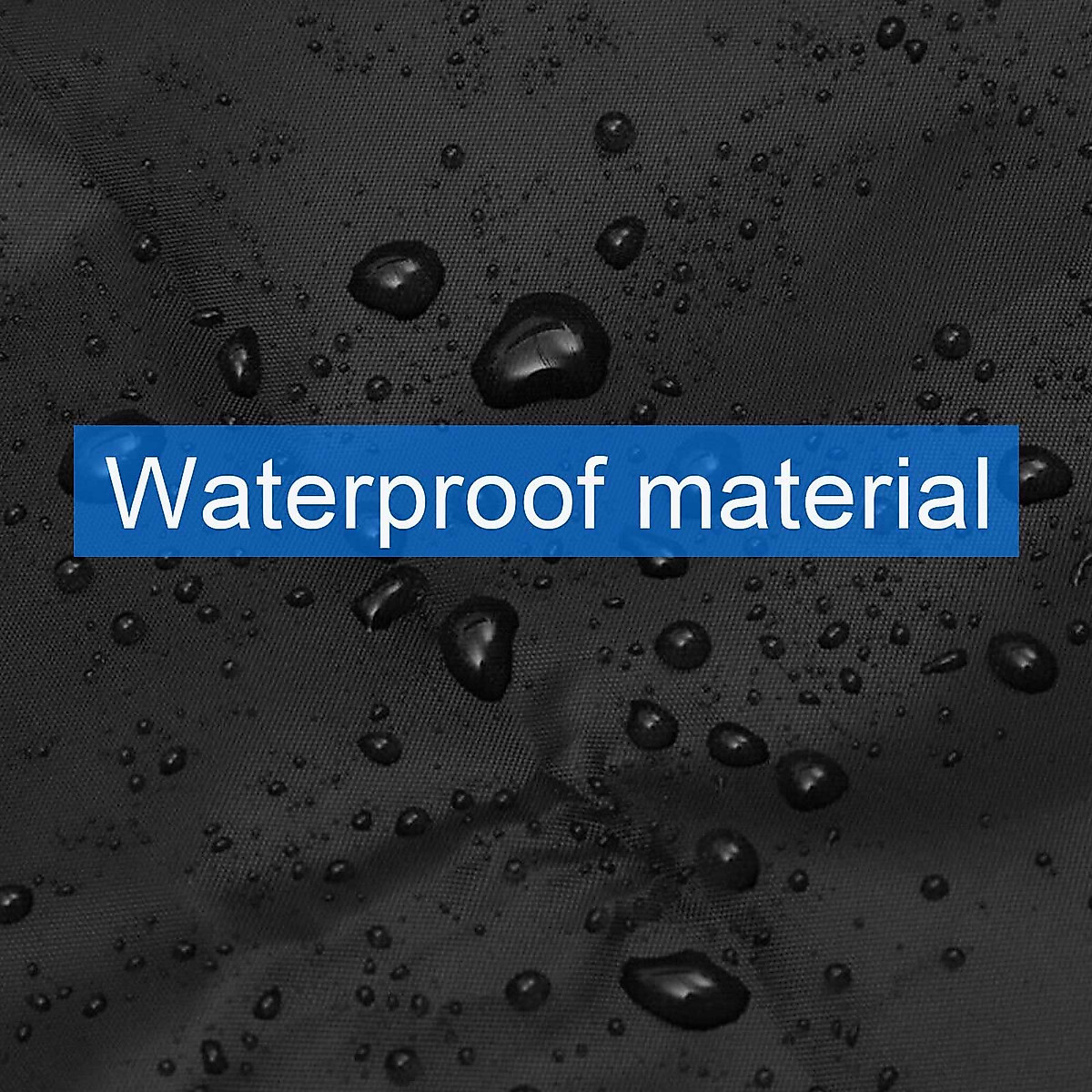 SaferCCTV Snow Blower Cover, Fabric Waterproof Snow Thrower Cover Dust Snow Proof Thower, Outdoor Protection Universal for Electric 2 Stage Snow 47" x 32" x 40", Black