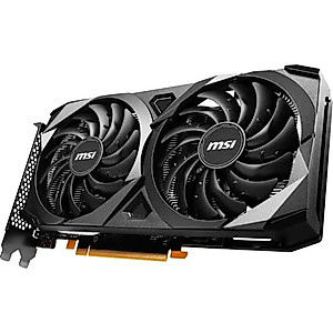 MSI Gaming GeForce RTX 3050 8GB GDRR6 128-Bit HDMI/DP PCIe 4 Torx Twin Fans Ampere OC Graphics Card (RTX 3050 Ventus 2X 8G OCV1)