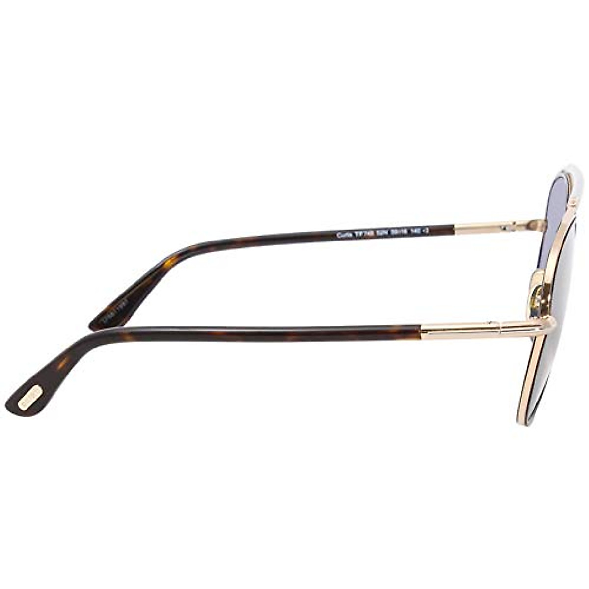 Tom Ford - FT07485952N Dark Havana Aviator Men Sunglasses - 59mm