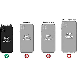 OtterBox Symmetry Clear Series Case for iPhone 12 Mini with Alpha Glass Screen Protector Bundle - Bundle Packaging - Clear