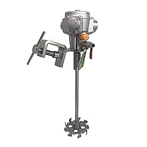 COSMOSTAR 5 Gallon Pneumatic Agitator Clamp Mount Tank Barrel Drum Mixer | Pneumatic Bracket Mixer, Paint Stirring Machine Bracket Air Agitator Paint Mix Tool, Paint Agitator, Paint Mixing Machine