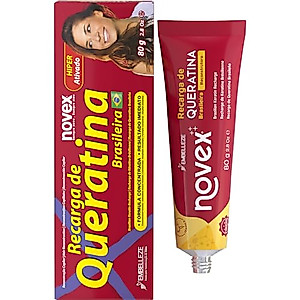 Novex Keratin Recharge Leave in Conditioner - Reconstructive Keratin, Frizz control & Damage Repair