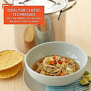 IMUSA Stainless Steel Stock Pot with Lid, 20 Quart, Silver