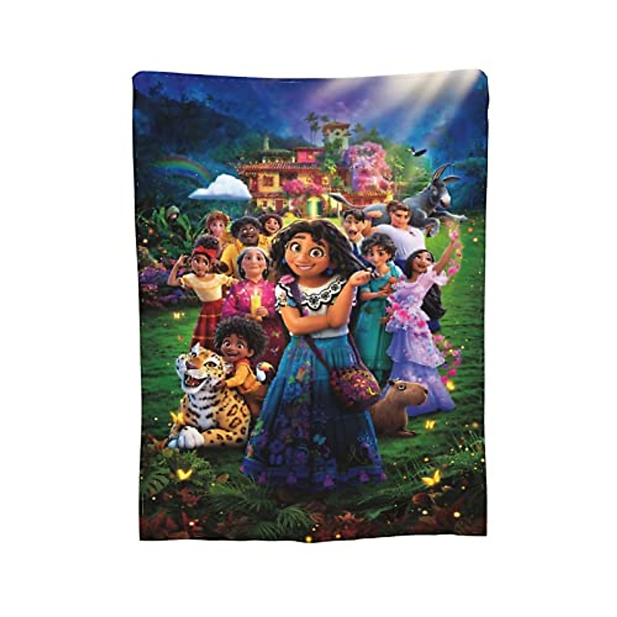 Blanket Soft Flannel Throw Blankets Lightweight Comfort Beach Blanket for Couch Sofa Bed Style1 60"x50"