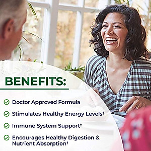 Super Greens Superfood Powder - Greens Powder with Probiotics Prebiotics Digestive Enzymes and 43 Green Superfoods - Chlorophyll Bilberry Chlorella Spirulina Grass - Tastes Amazing - 30 Servings