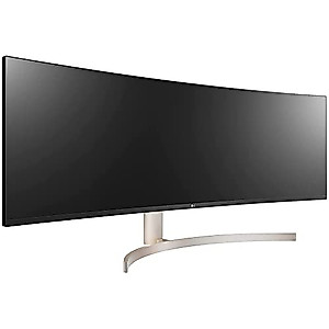LG 49WL95C-WY 49 Inch 32:9 UltraWide Dual QHD IPS Curved LED Monitor with HDR 10 Bundle with 2X Deco Gear 6FT 4K HDMI 2.0 Cable, Deco Gear Gaming Mouse Pad and Microfiber Cleaning Cloth