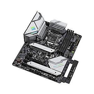 ASRock Z590 Steel Legend Compatible with Intel 10th and 11th Generation CPU (LGA1200) Z590 with Chipset