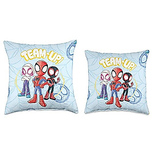 Marvel Amazing Friends Spidey Team Up Throw Pillow, 16x16, Multicolor