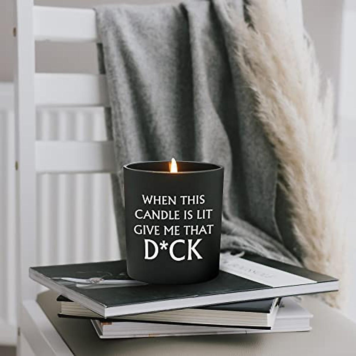 Anniversary Birthday Gifts for Him, Husband, Boyfriend, Her, Girlfriend Wife, Couple - Boyfriend Gifts, Girlfriend Gifts, Husband Gifts, Wife Gifts - I Love You Naughty Gifts for Him, Her - Candle