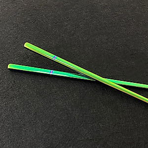 6Pair 23cm Chopsticks 304 Stainless Steel Square Chinese Silver Metal Chopstick Reusable Chop Stick Kitchen Tools (Color : Black Gold)