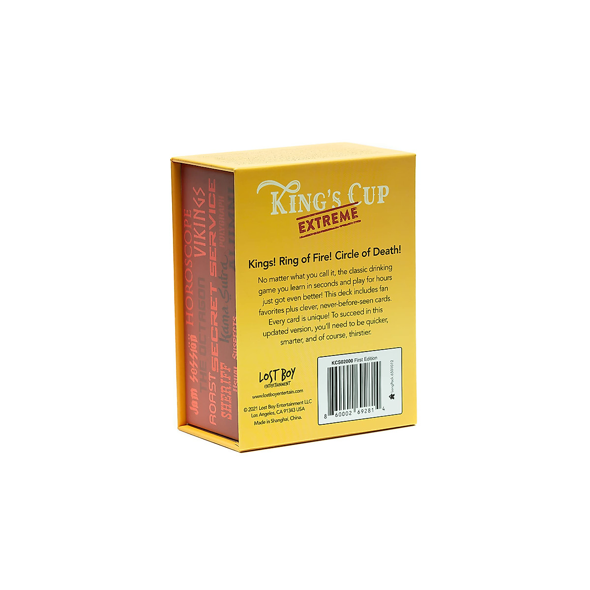 Lost Boy Entertainment King’s Cup Extreme - Party Games - Card Games for Adults - Drinking Games - Game Night - Date Night - Couples Games - Travel Games - Laugh and Drink - Get Buzzed