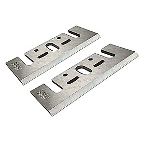 FOXBC 3-1/4 Inch 82mm HSS Resharpenable Planer Blade Replacement for Makita KP0810,1900B, KP0800K, DeWalt D26676, DW6655, DW680, Bosch, Ryobi and most Hand-Held Planer