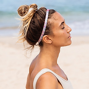 FROG SAC 5 Sports Headbands for Girls (Space Tie Dye)