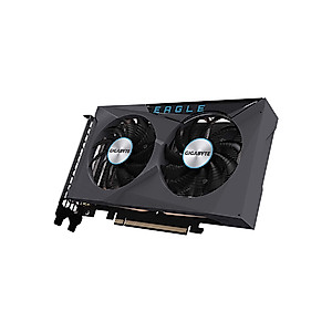 GIGABYTE Radeon RX 6500 XT Eagle 4G Graphics Card, WINDFORCE 2X Cooling System, 4GB 64-bit GDDR6, GV-R65XTEAGLE-4GD Video Card
