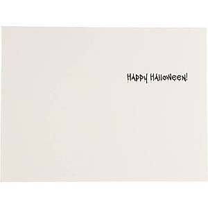 48-Pack Assorted Halloween Greeting Cards with Envelopes, 6 Cartoon Designs