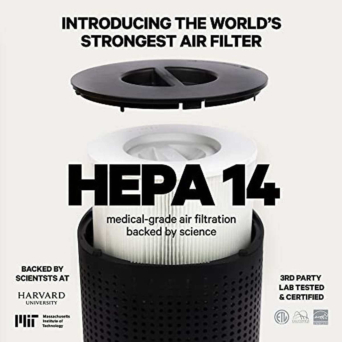 2-Pack of Genuine PuroAir 240 Replacement Filter HEPA 14 Medical-Grade - HEPA 14 Filter for PuroAir Purifier - Captures 99.99% of Pet Dander, Smoke, Pollen, Allergens, Dust, Mold, Odors (2 PACK)