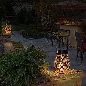 Lantern with SolarLights Decor for Patio 20,L8