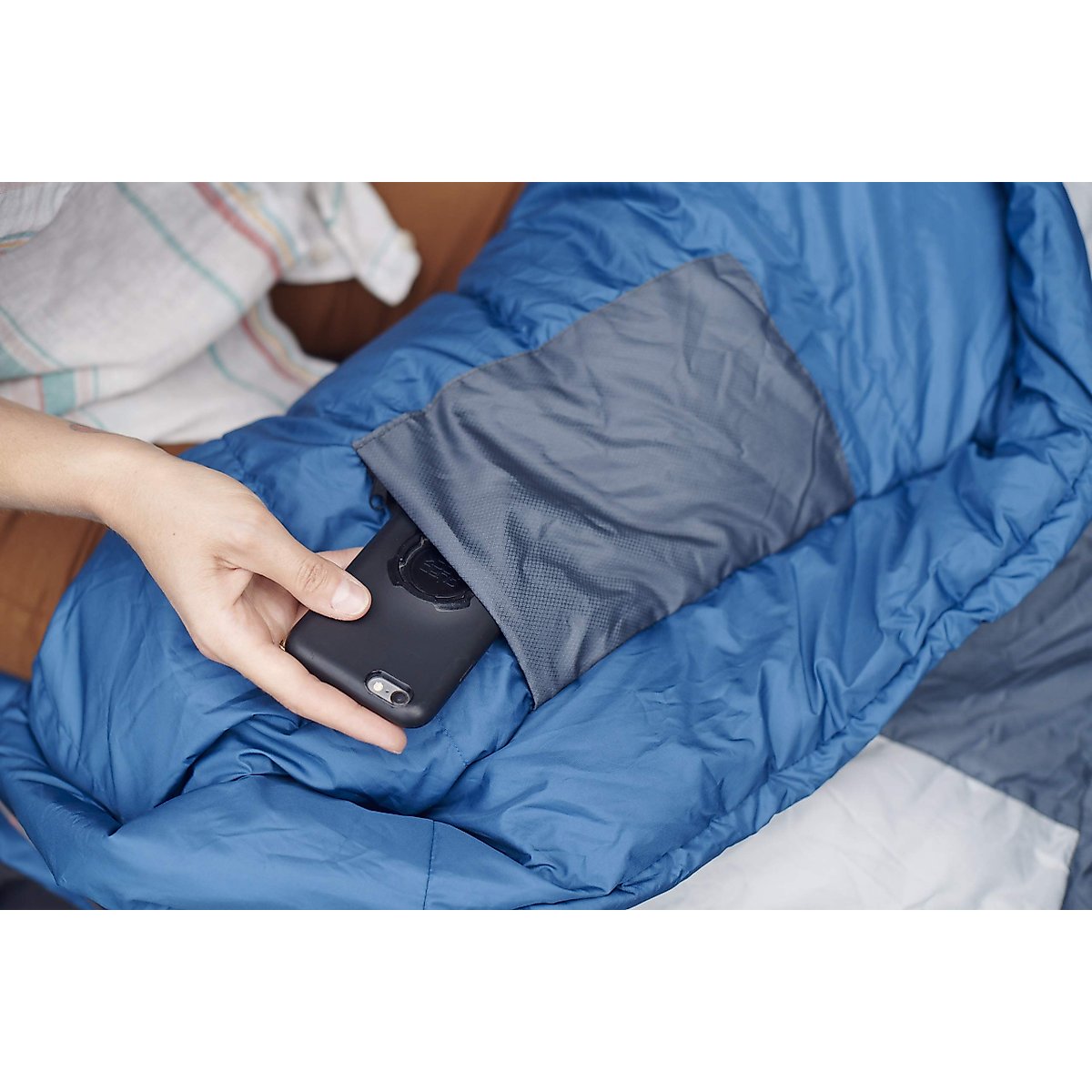 OmniCore Designs Multi Down Mummy Sleeping Bag -10°F / -23.3℃ with Compression Stuff Sack and Storage Mesh Sack, Reg - Up to 6'2"