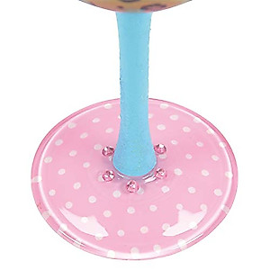 Enesco Designs by Lolita Lady Boss Hand-Painted Artisan Wine Glass, 1 Count (Pack of 1), Multicolor