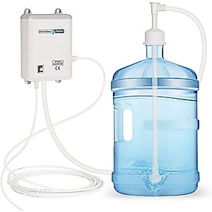 TDRSUPER Bottle Water Dispenser Pump System Self-Priming 110V AC US Plug Drinking Water Pump Single Tube Food Grade Suitable for Coffee/Tea Maker, Water Dispenser, Refrigerator, Ice Maker