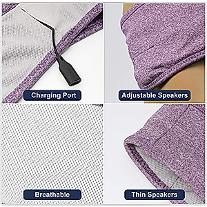 Lavince Sleep Headphones Bluetooth Sports Headband, Wireless Sports Headband Headphones with Ultra-Thin HD Stereo Speakers Perfect for Workout,Jogging,Yoga,Insomnia,Side Sleepers,Air Travel,Meditation