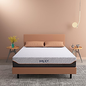 MLILY Fusion Supreme King Memory Foam Hybrid Mattress 11.5 Inch, Gel Cooling Mattress Bed in a Box Made in USA,CertiPUR-US Certified Mattress for Back Pain Relief 76"x80"x11.5"