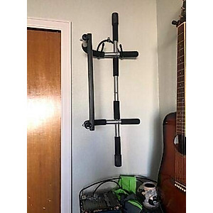 AUXPhome 3 Pack Wall Mount Foam Roller Holder and Yoga Mat Storage and Towel Rack - Flexible Adjustable Hooks - Ideal for Home, Small Studio,Fitness Class or Commercial use