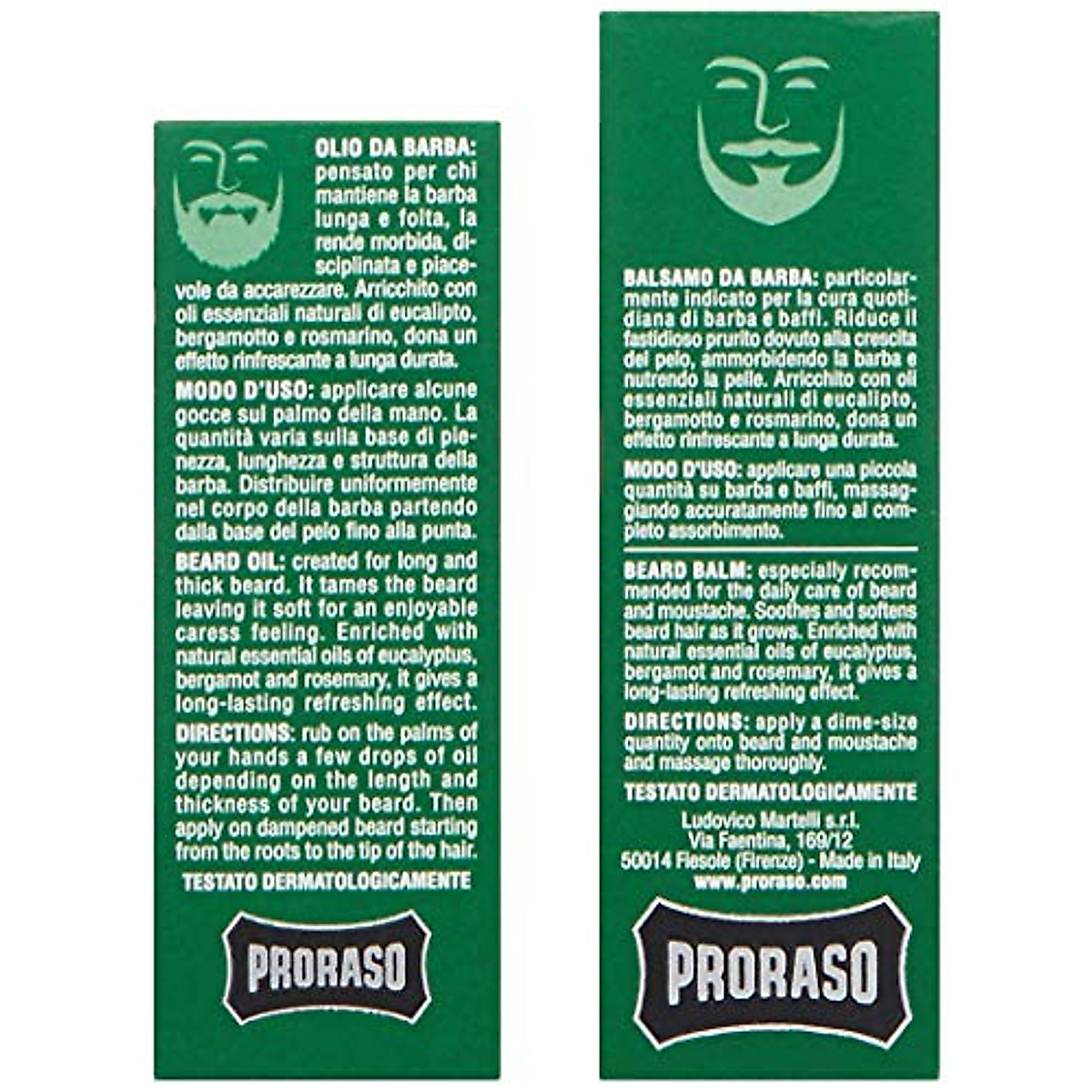 Proraso Beard Care Set - Refresh , 1 Count (Pack of 1)