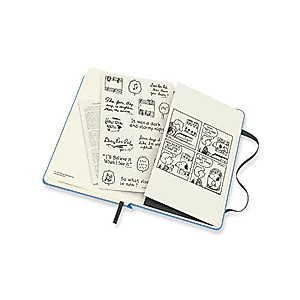 Moleskine Limited Edition Peanuts 18 Month 2021-2022 Weekly Planner, Hard Cover, Pocket (3.5" x 5.5"), Blue