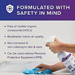 Oxivir Diversey 4277285 Tb Disinfectant Cleaner, Accelerated Hydrogen Peroxide, No Fragrance Added, Ready-to-Use Liquid Capped Bottle, 32-Ounce