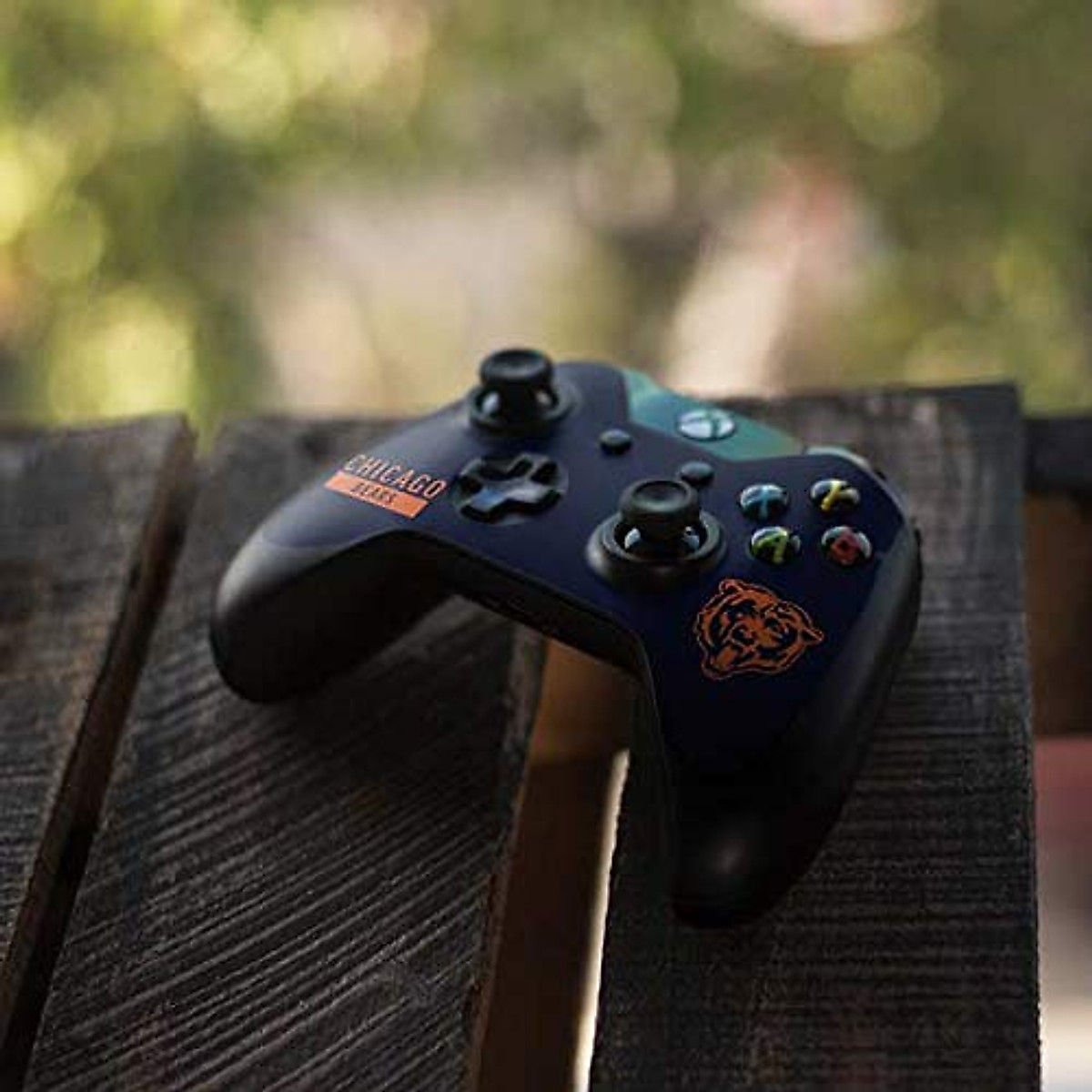Skinit Decal Gaming Skin Compatible with Xbox One Controller - Officially Licensed NFL Chicago Bears Blue Performance Series Design