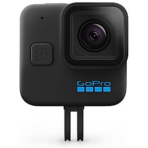 GoPro HERO11 Black Mini - Compact Waterproof Action Camera with 5.3K60 Ultra HD Video, 24.7MP Frame Grabs, 1/1.9" Image Sensor, Live Streaming, Stabilization