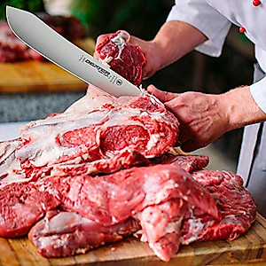 Dexter Outdoors 8" Butcher Knife, S112-8PCP, SANI-SAFE series,White