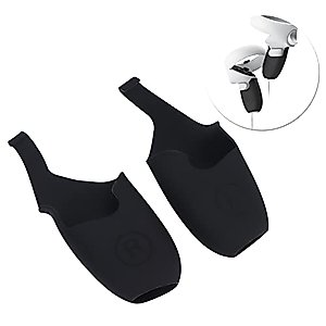 Controller Grip Cover, Total Protection Dustproof Easy to Install VR Controller Protective Sleeve Prevent Collision Slim for Oculus Quest 2 VR Controller