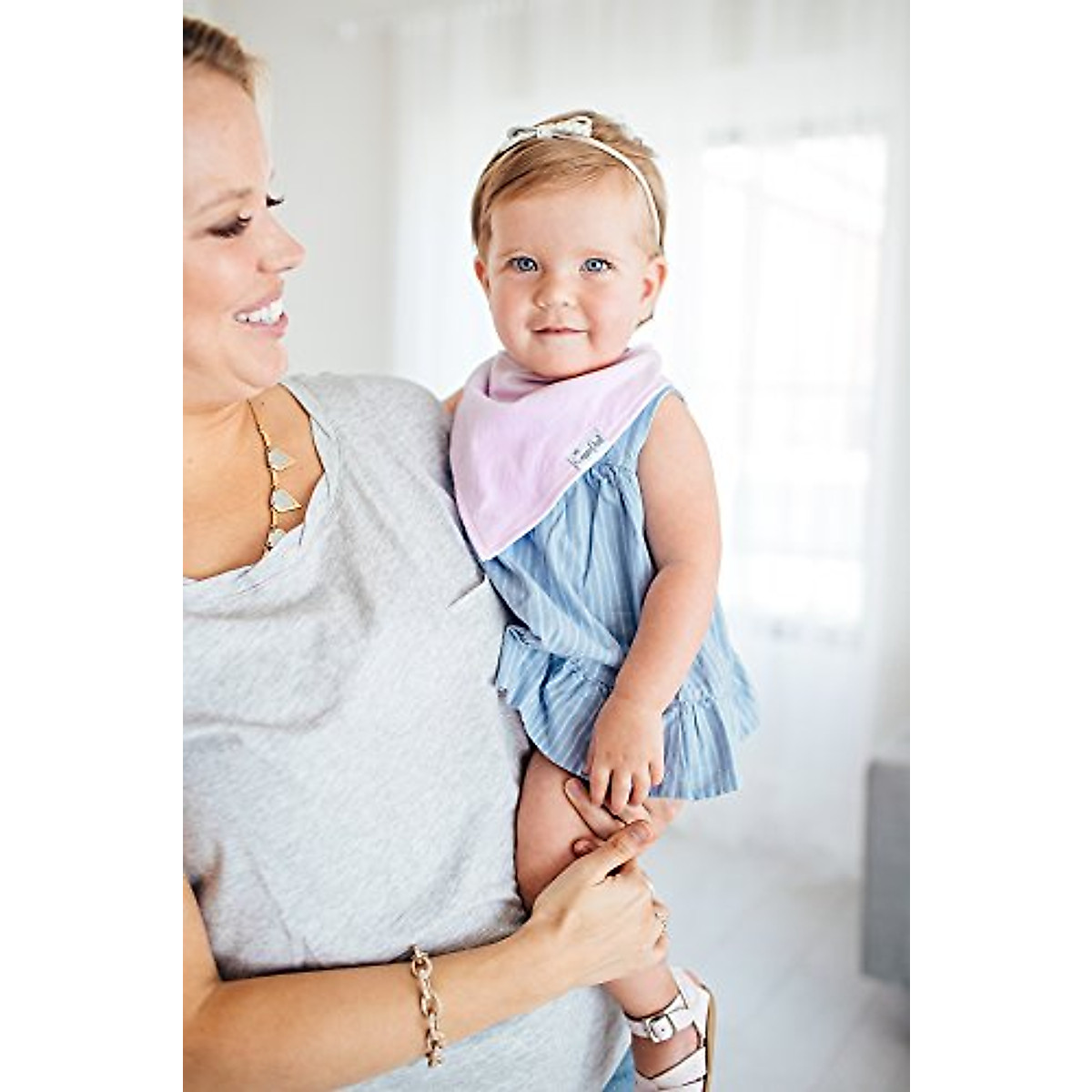 Copper Pearl Baby Bandana Drool Bibs for Drooling and Teething 4 Pack Gift Set Sweetheart, Soft Set of Cloth Bandana Bibs for Any Baby Girl or Boy, Cute Registry Ideas for Baby Shower Gifts