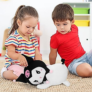 19inch Kawaii Weighted Stuffed Animal, Kulomi Plush Toy Cat Sleeping Pillow 3.1Ibs for Kids Fan