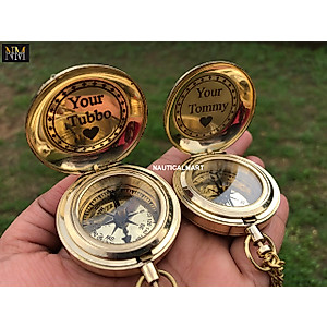 Brass Compass, Your Tommy Compass, Birthday Gifts, Working Compass, Dual Set Compass, MYCT, Dream SMP, Great Gamer Gifts