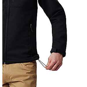 Columbia Men's Ascender Softshell Front-Zip Jacket, Black, Large