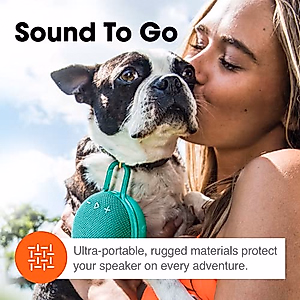 JBL Clip 3, Dusty Pink - Waterproof, Durable & Portable Bluetooth Speaker - Up to 10 Hours of Play - Includes Noise-Cancelling Speakerphone & Wireless Streaming