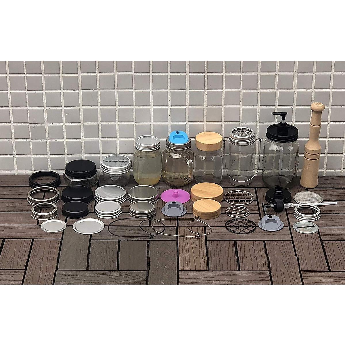 THINKCHANCES Food Safe and BPA Free Rust Resistant Silver Aluminum Metal Screw Rings/Bands for Mason, Ball, Canning Jars (12 Pack, Wide Mouth)