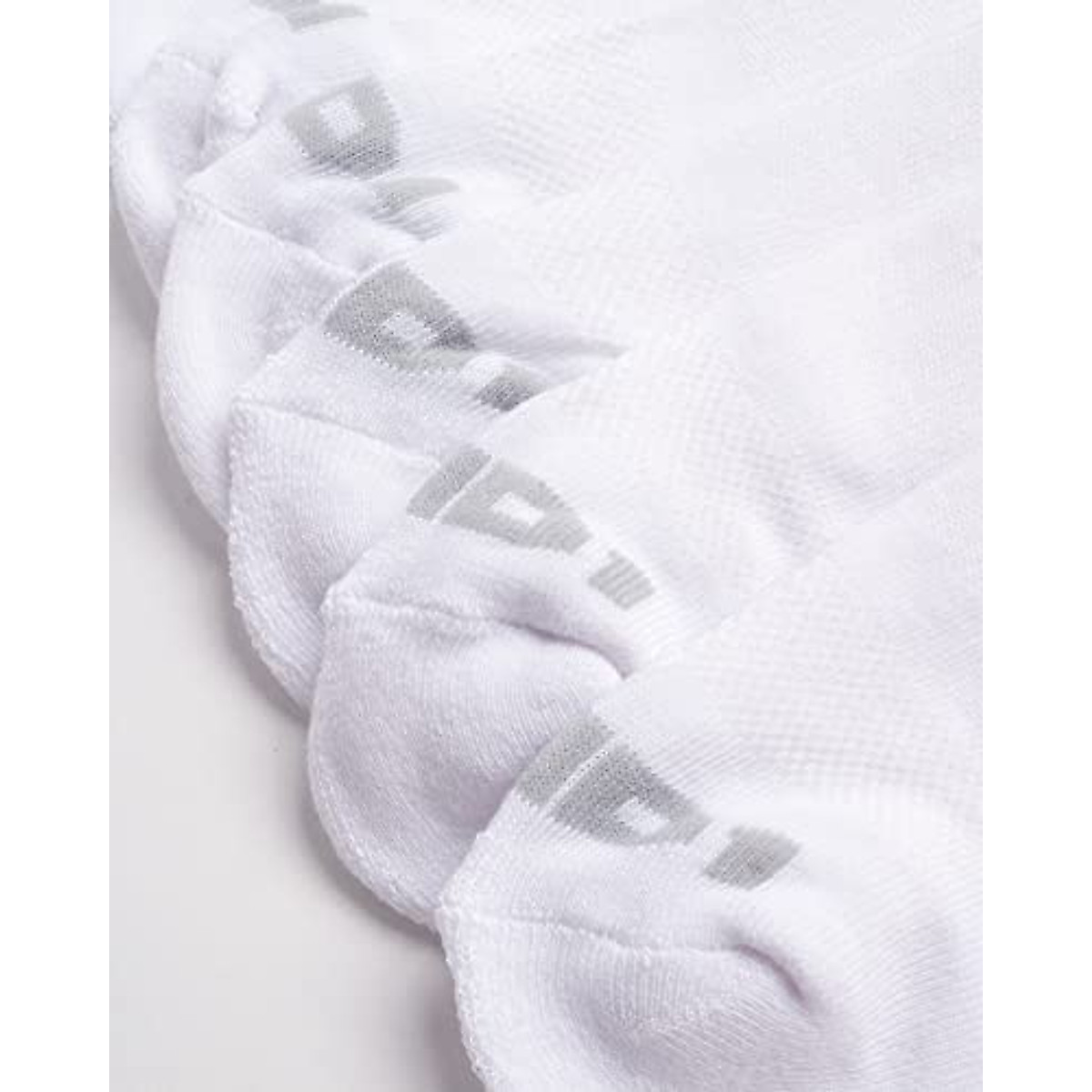 AND1 Men's Socks - Athletic Cushion Crew Socks (24 Pack), Size 6-12.5, White