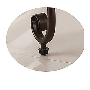 KB Designs - Freestanding Metal Bathroom Towel Rack Stand Organizer, Coffee Brown