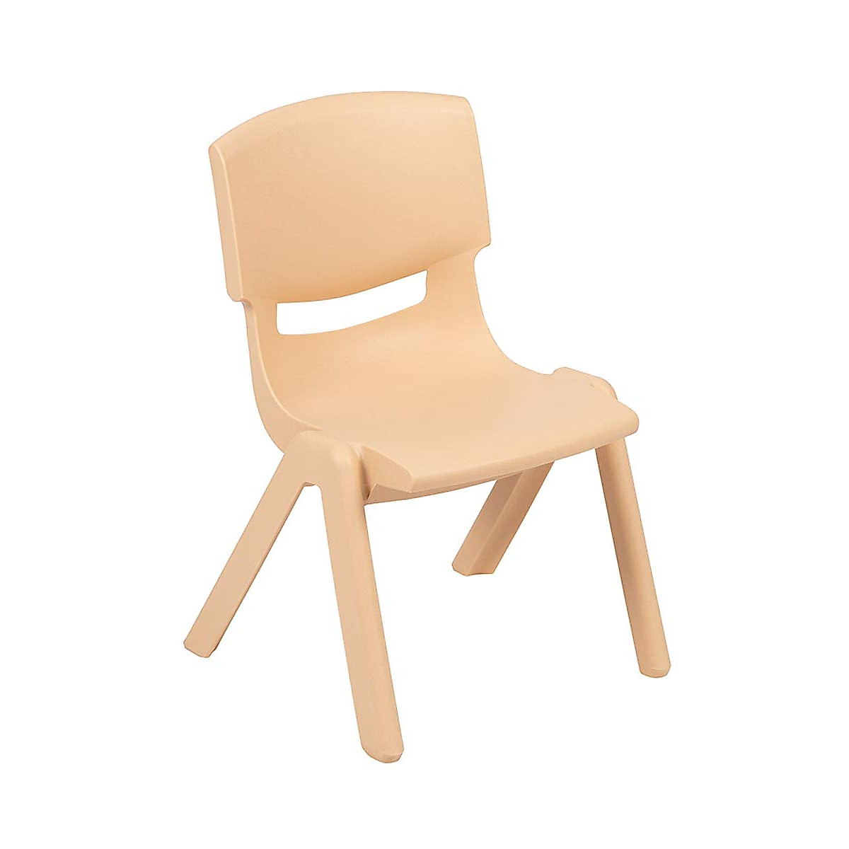 Flash Furniture 33" Round Natural Plastic Height Adjustable Activity Table Set with 2 Chairs