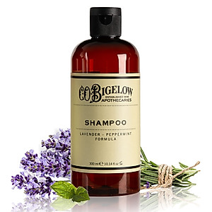 C.O. Bigelow Shampoo, Lavender Peppermint Shampoo Cleanses & Soothes Hair & Scalp, Luxury Shampoos for Men & Women, 10.4 Fl Oz.
