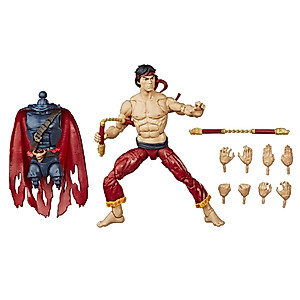 Spider-Man Hasbro Marvel Legends Series 6" Collectible Action Figure Shang Chi Toy, with Build-A-Figurepiece & Accessories