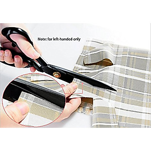 Galadim Left-Handed Dressmaking Scissors - Dressmaker Shears for Lefty - Tailor's Scissors for Cutting Fabric, Leather GD-003-L10-R